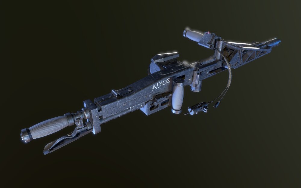 M56 Smartgun Aliens 3D模型 - 下载 步枪 on 3DModels.org