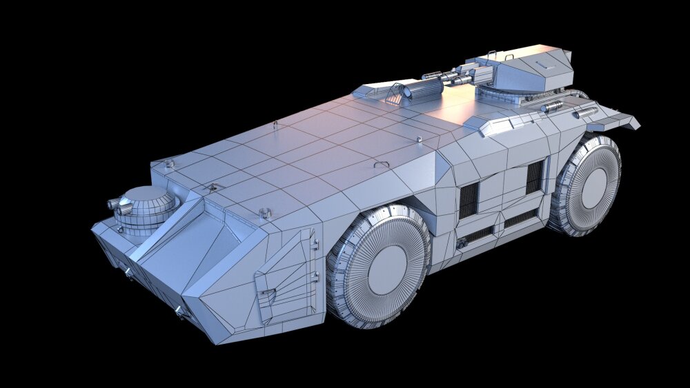 M 577 Apc Aliens 3D model - Download Tank on 3DModels.org