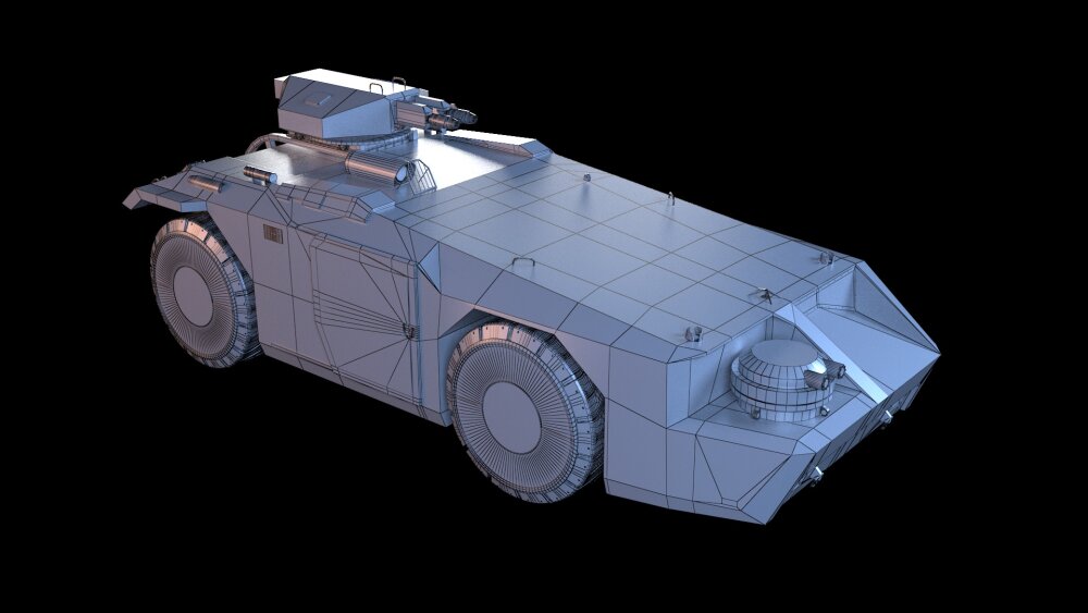 M 577 Apc Aliens 3D model - Download Tank on 3DModels.org
