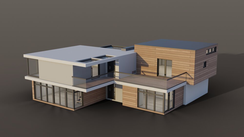 Architect House 3D model - Download Buildings on 3DModels.org