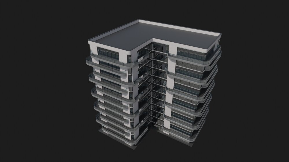 Skyline Residences 3D model - Download Buildings on 3DModels.org