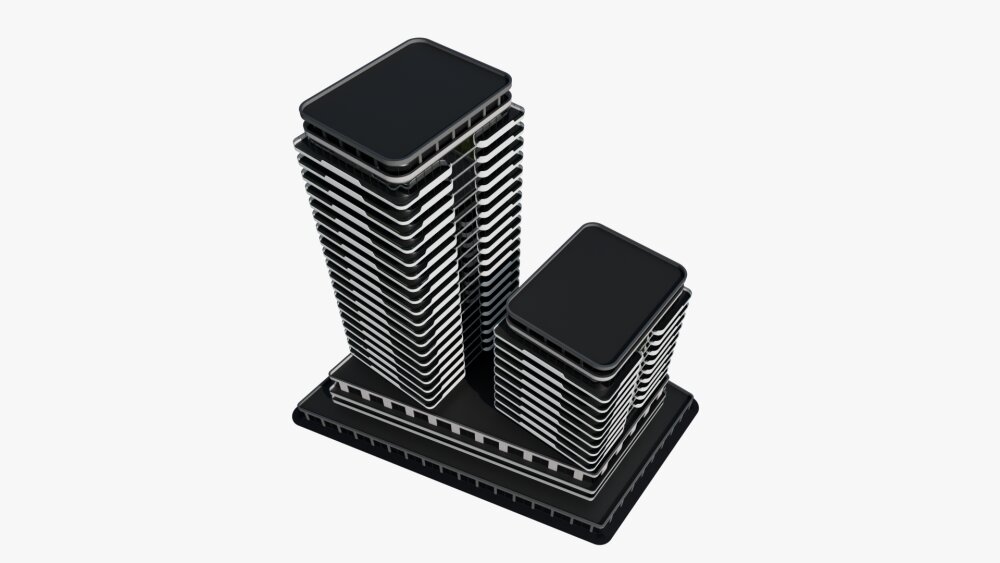 Офисная Башня Summit Edge 3D модель - Скачать Здания на 3DModels.org