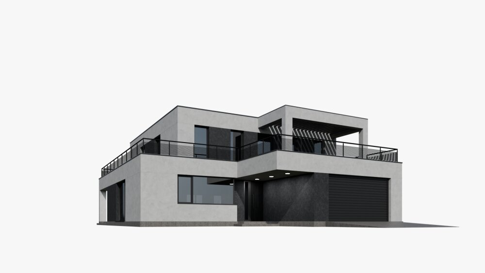 Modern Elegance House 3D modeli - İndir Binalar üzerinde 3DModels.org