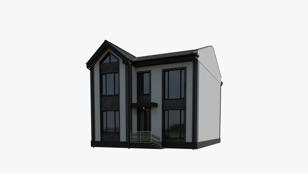Single-unit Residential Building 3D模型 - 下载 建筑物 on 3DModels.org
