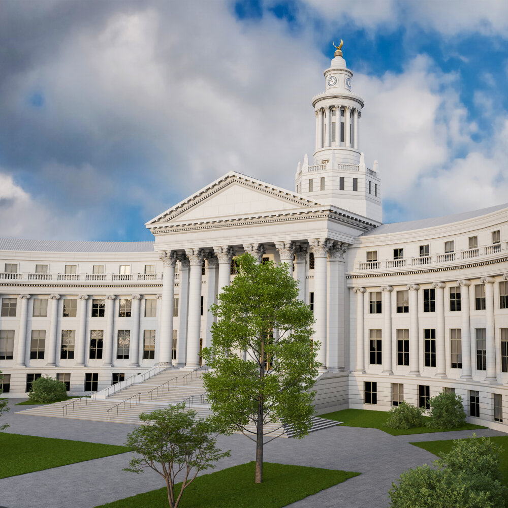 Denver City Hall 3D model - Download Buildings on 3DModels.org