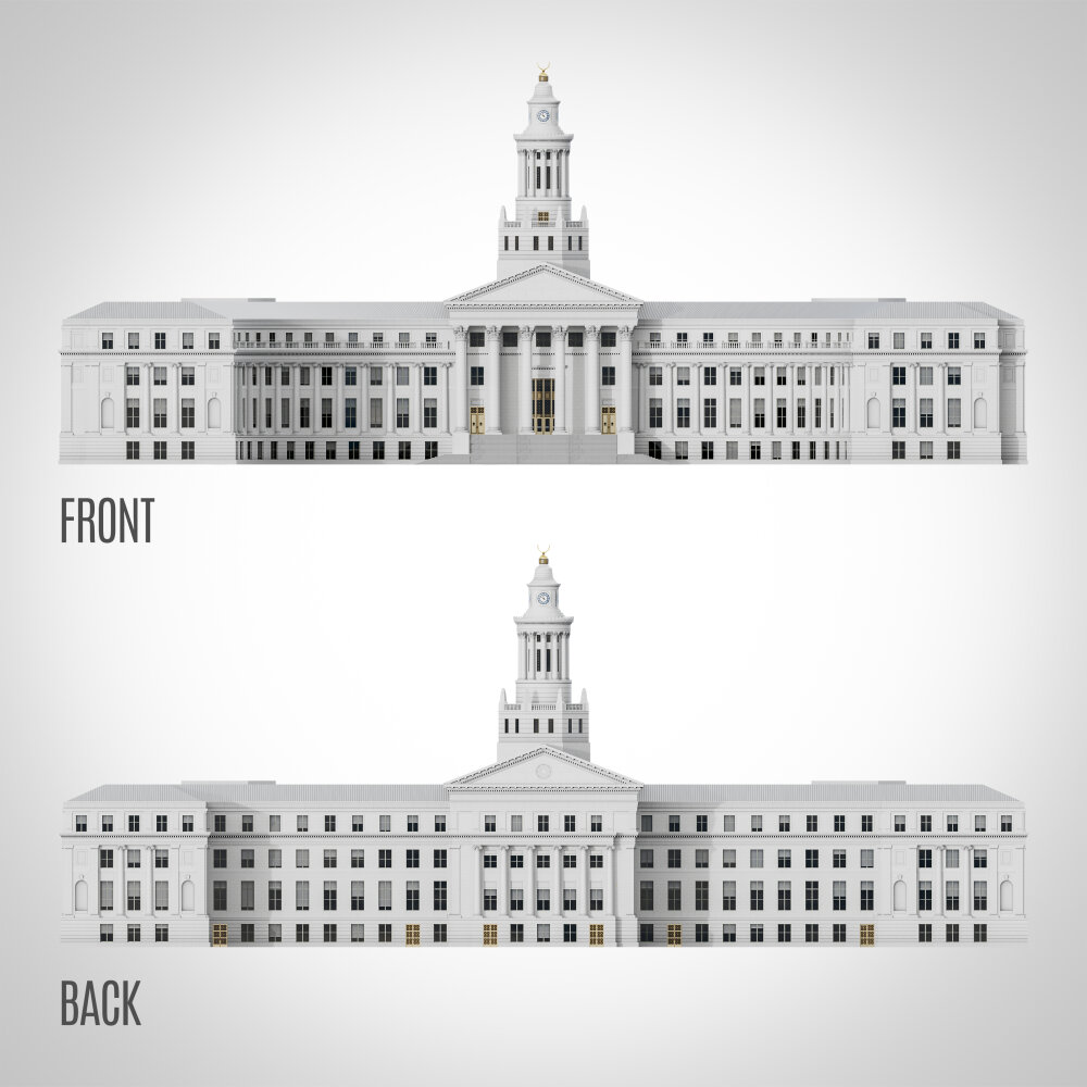 Denver City Hall 3D model - Download Buildings on 3DModels.org