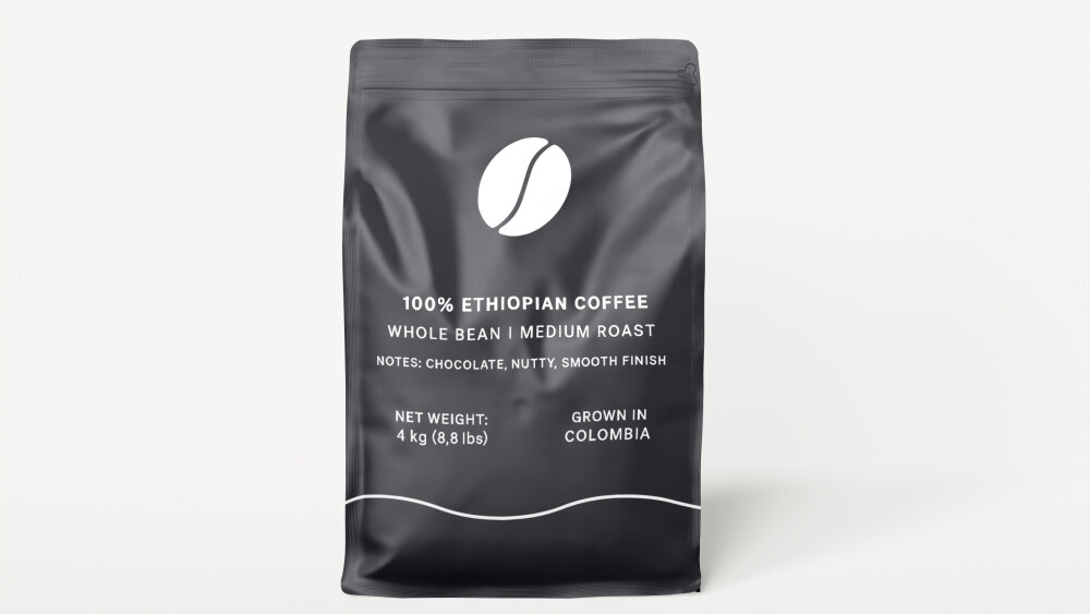 Coffee Bag Large 3D model - Download Mockup on 3DModels.org