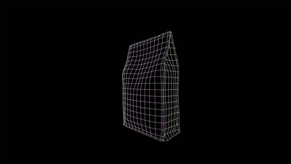 Coffee Bag Large 3D model - Download Mockup on 3DModels.org