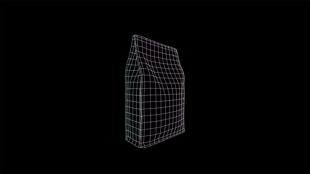 Coffee Bag Large 3D model - Download Mockup on 3DModels.org