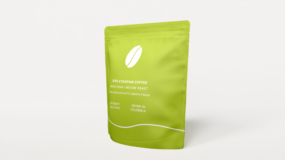Coffee Bag Medium 3D model - Download Mockup on 3DModels.org