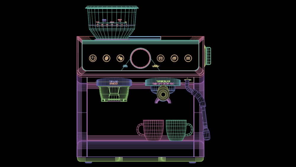Espresso Machine 3D model - Download Home Appliances on 3DModels.org