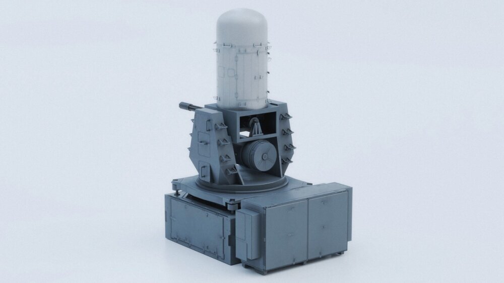 Close-in Weapon System Turret 3D model - Download Artillery systems on ...