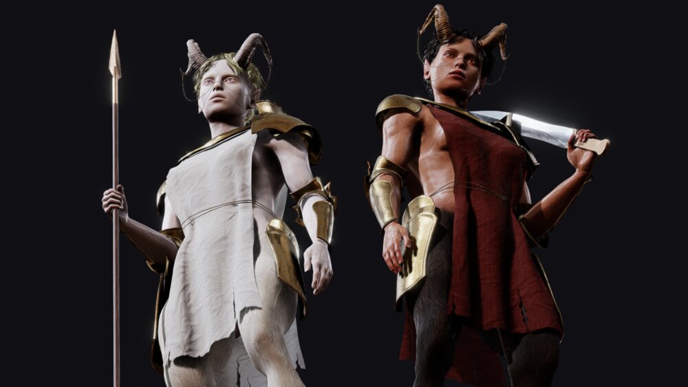 Faun Ancient Warriors 3D model - Download Mythological creatures on ...