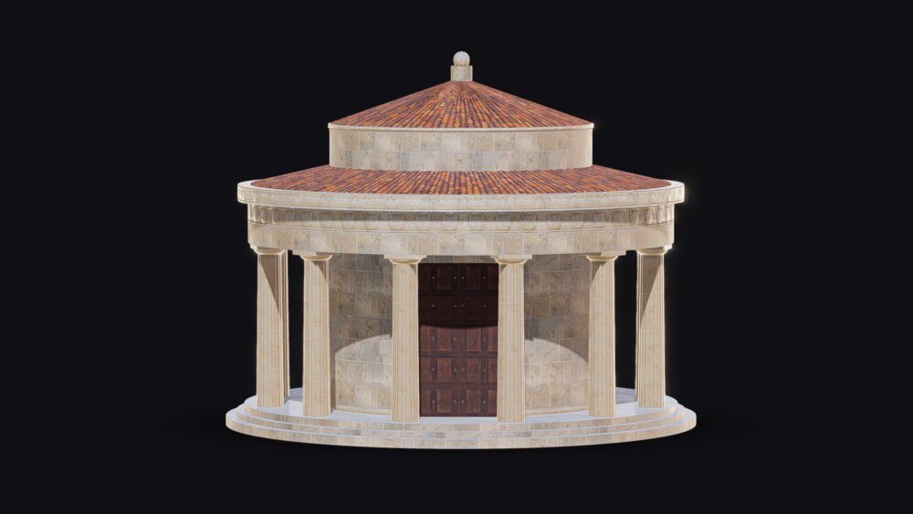 Tholos 3D model - Download Buildings on 3DModels.org