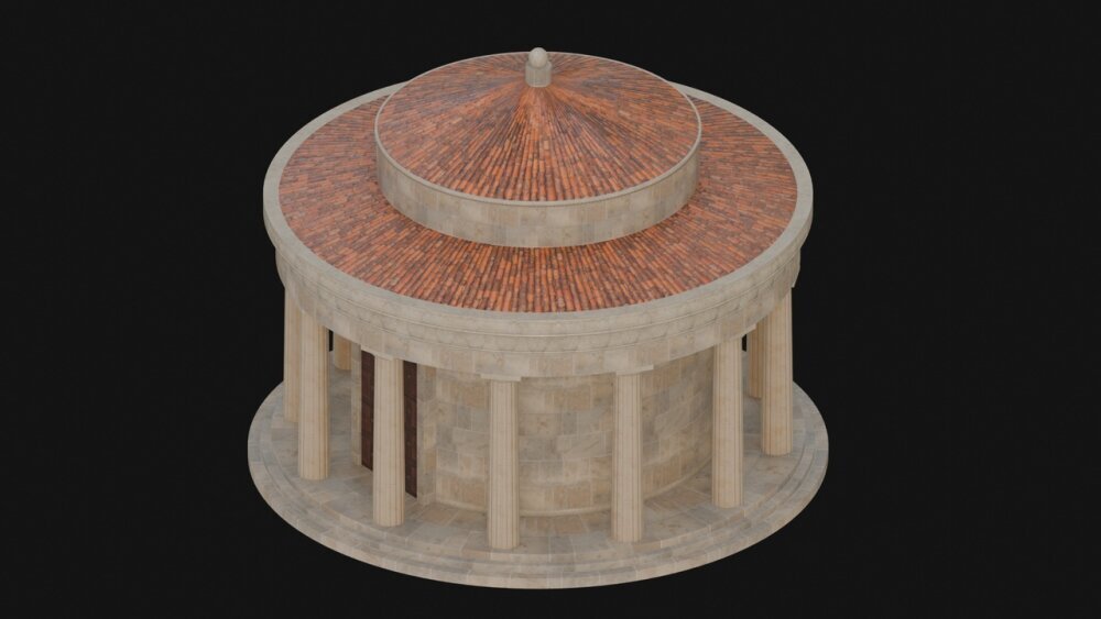 Tholos 3D model - Download Buildings on 3DModels.org
