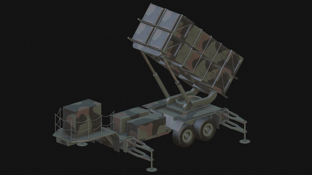 Surface to Air Missile Launcher 3D модель - Скачать Гранатомёты на ...