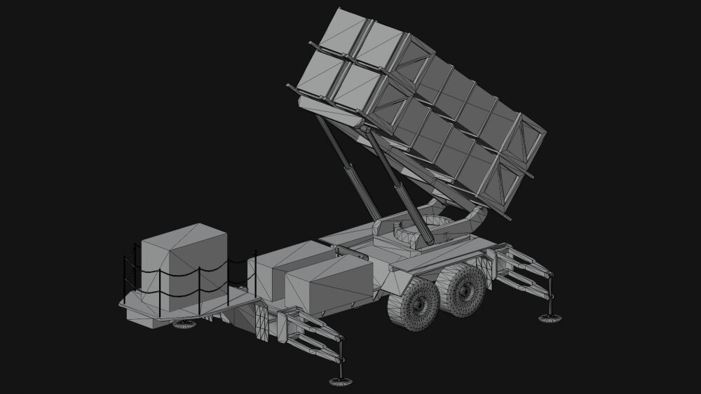 Surface to Air Missile Launcher 3D model - Download Rocket Launcher on ...