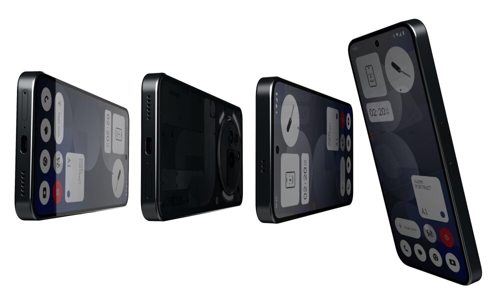 Nothing Phone 3a Pro Black 3D model - Download Phones on 3DModels.org