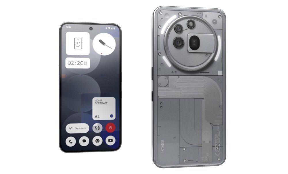 Nothing Phone 3a Pro Gray 3D model - Download Phones on 3DModels.org