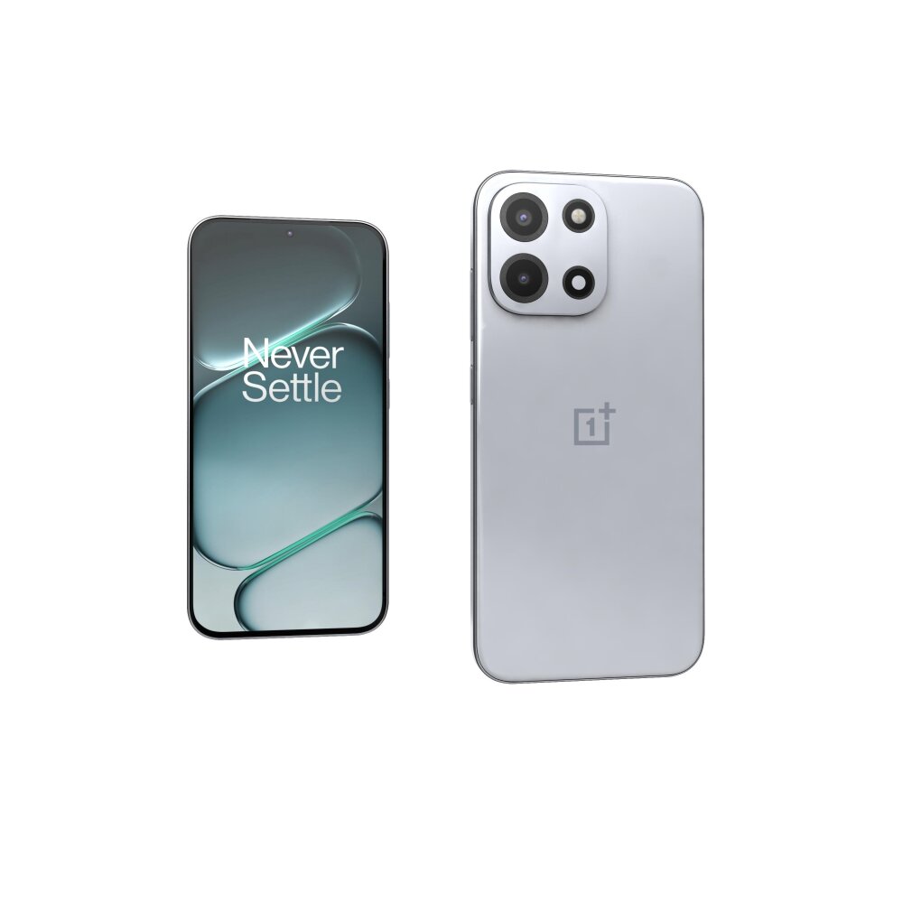 Oneplus Turbo 6 Silver 3D модель - Скачать Телефоны на 3DModels.org