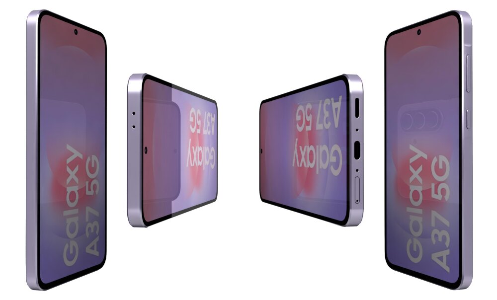 Samsung Galaxy A57 5G en Violet Modèle 3D - Télécharger Téléphone ...