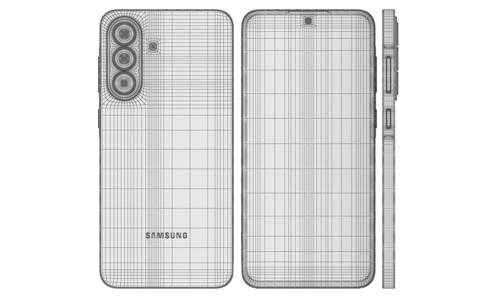 Samsung Galaxy A57 5G em Azul Escuro Modelo 3D - Baixar Telefone no ...