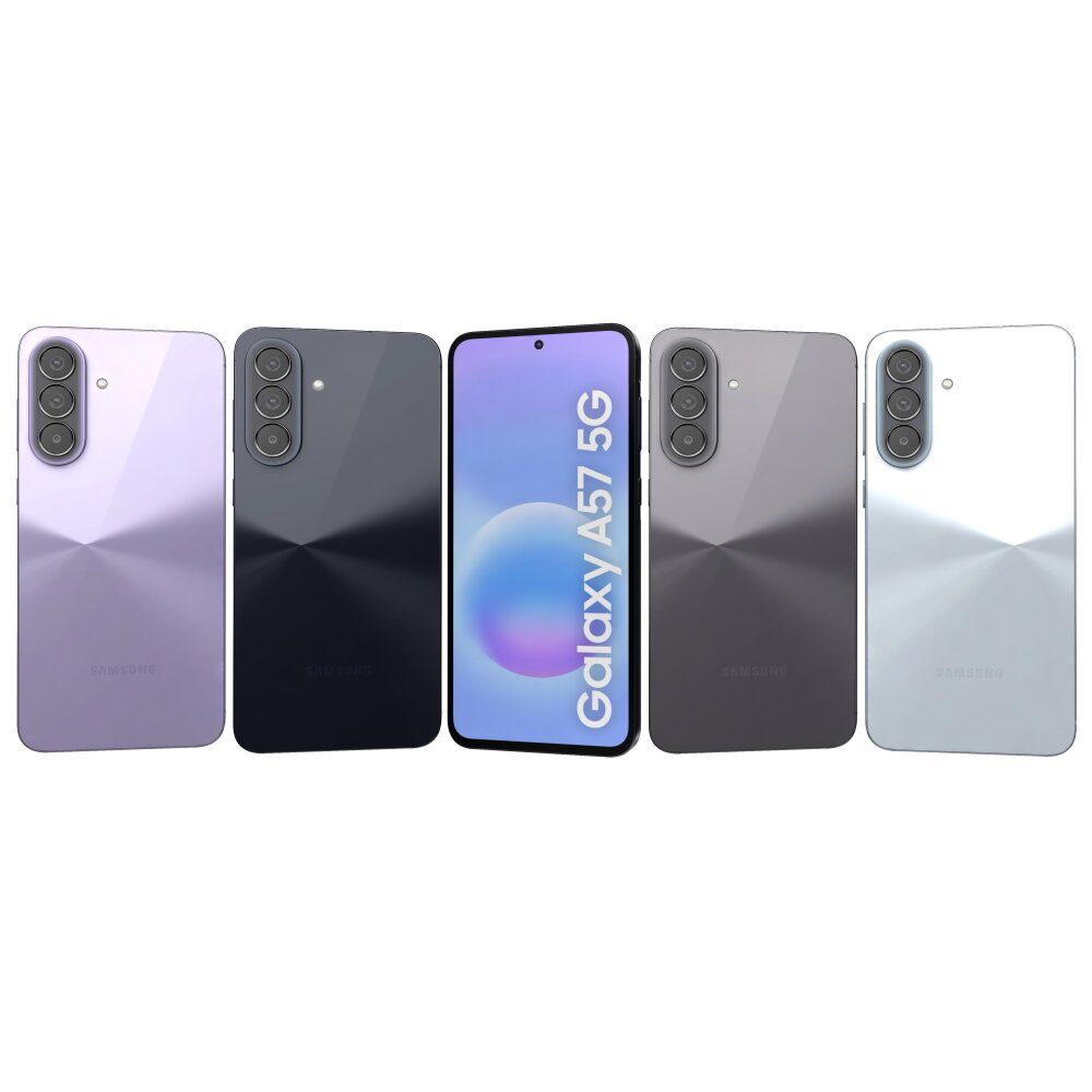Samsung Galaxy A57 5G sa Lahat ng Kulay 3D model - I-download Mga ...