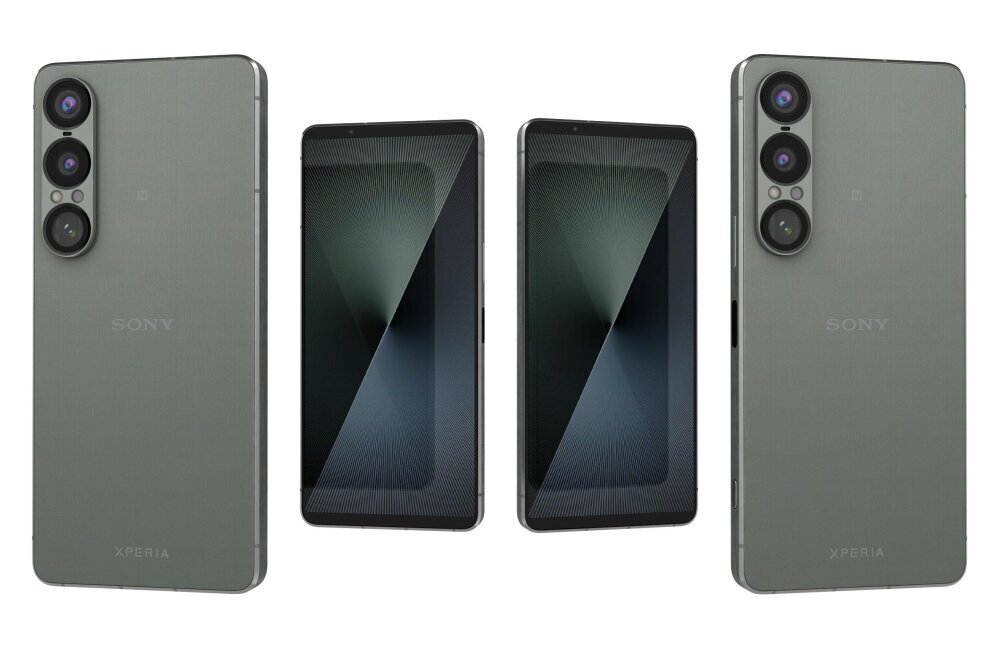 Sony Xperia 1 Vii Moss Green Modello 3D - Scarica Telefono on 3DModels.org