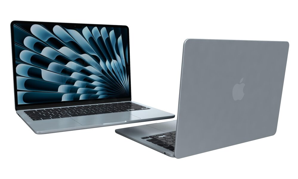 Apple Macbook Air 13 Inch with M4 Chip Sky Blue 3D model - Download ...