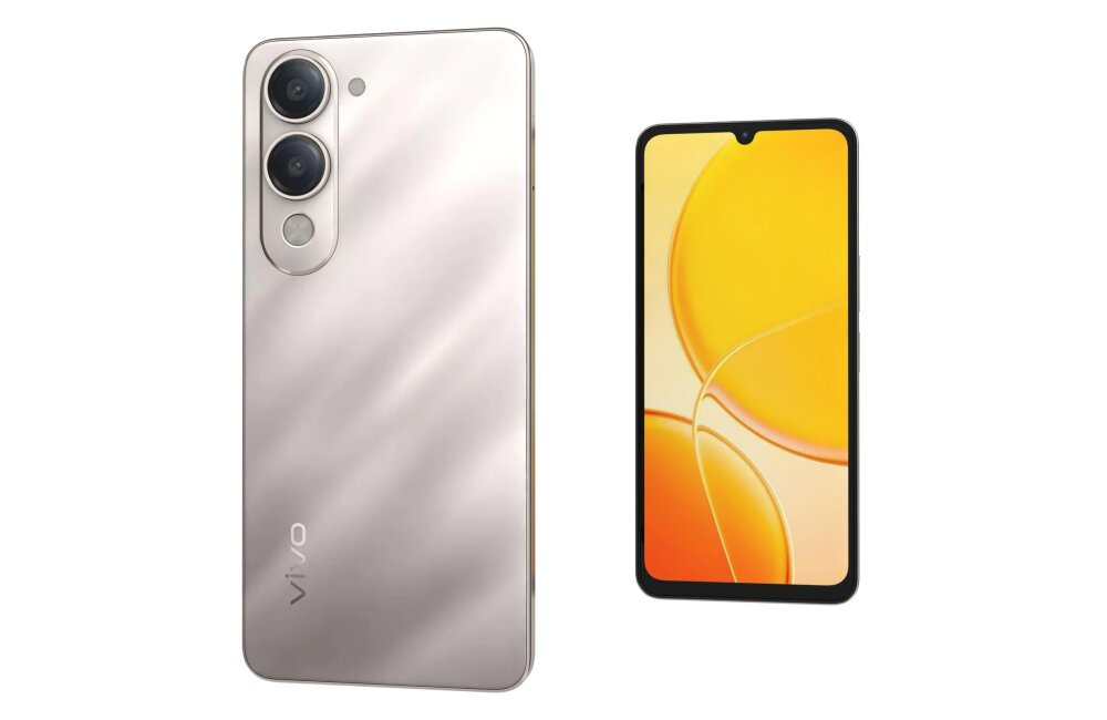 Vivo Y19 5g Titanium Silver 3D model - Download Phones on 3DModels.org