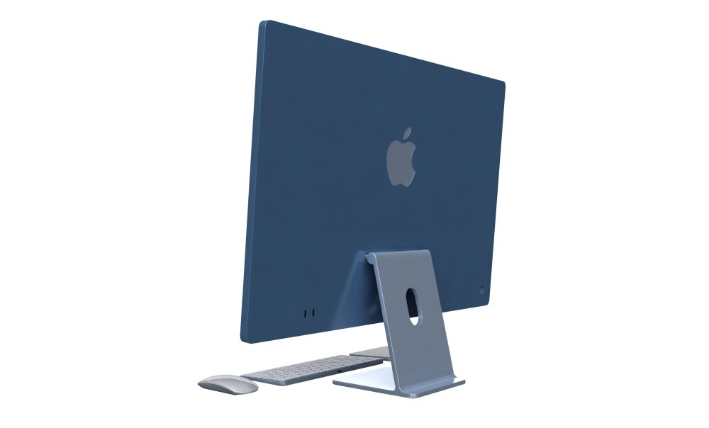 Apple Imac M4 Chip 2024 Blue 3D model - Download Computer monitor on ...