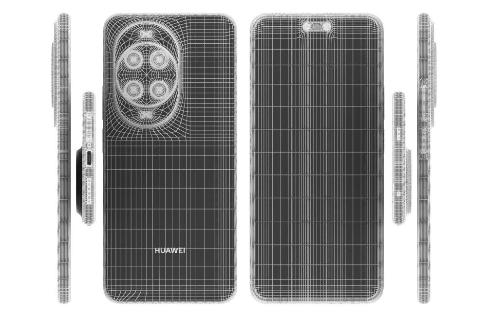 Huawei Nova 14 Ultra Floating Light Gold 3D model - Download Phones on ...