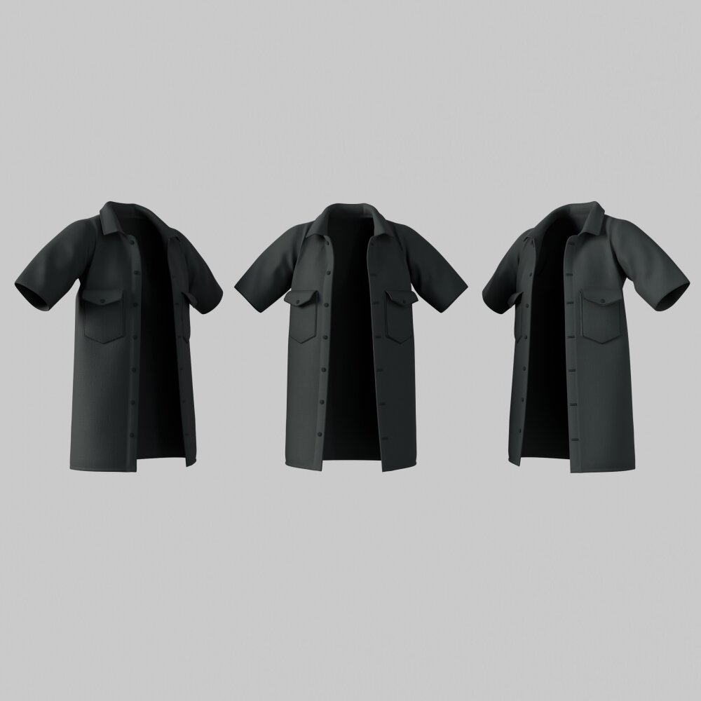 Female Shirt Dark 3D model - Download Shirts on 3DModels.org