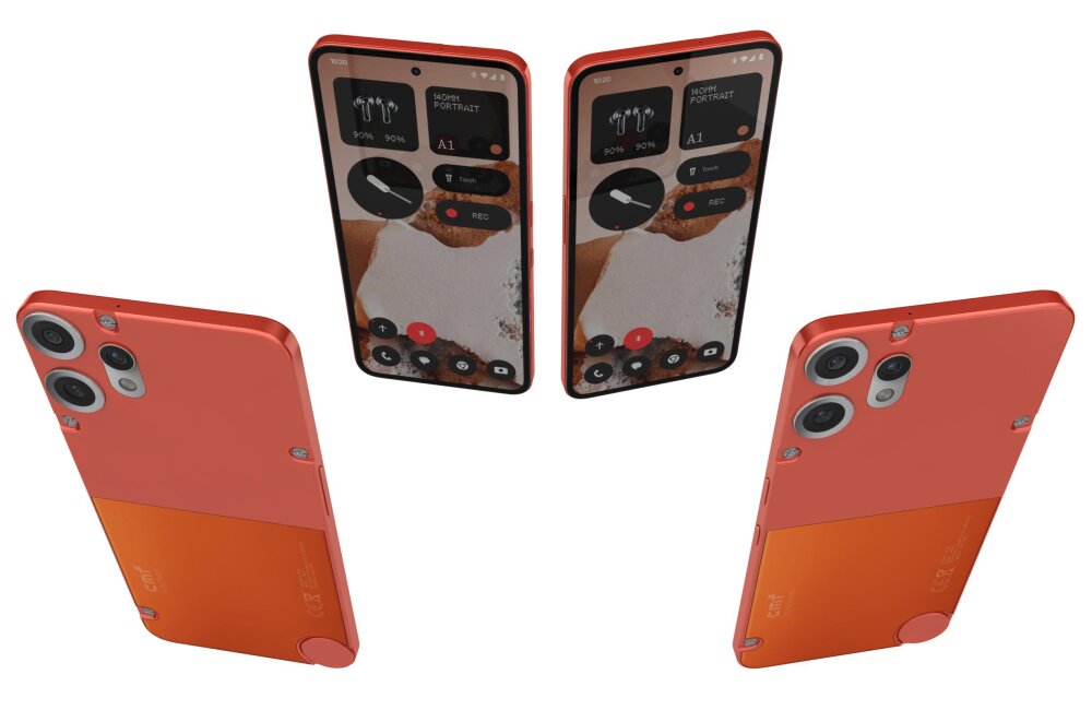 CMF Phone 2 Pro 5G en Naranja Modelo 3D - Descargar Teléfonos activado ...