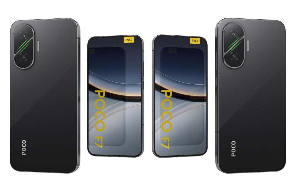 Xiaomi Poco F7 5G Black 3D model - Download Phones on 3DModels.org