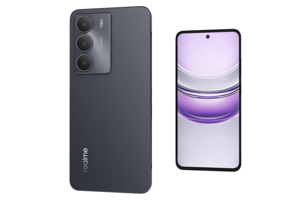 Realme Narzo 80 Lite Black 3D model - Download Phones on 3DModels.org