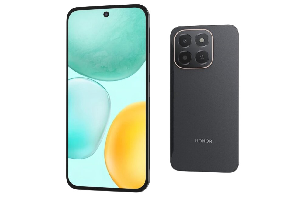 Honor X6c Black 3D model - Download Phones on 3DModels.org