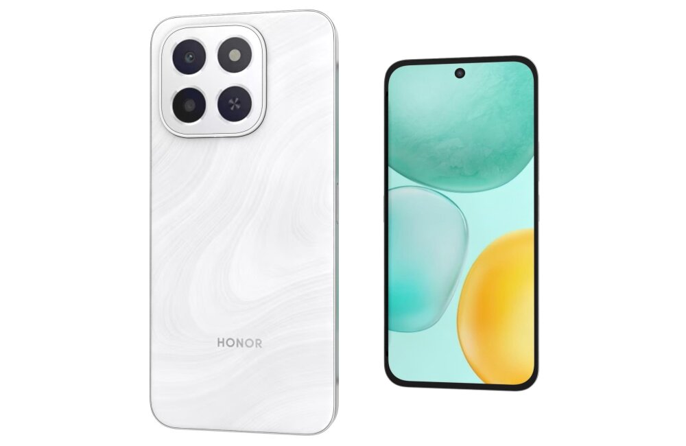 Honor X6c White 3D model - Download Phones on 3DModels.org