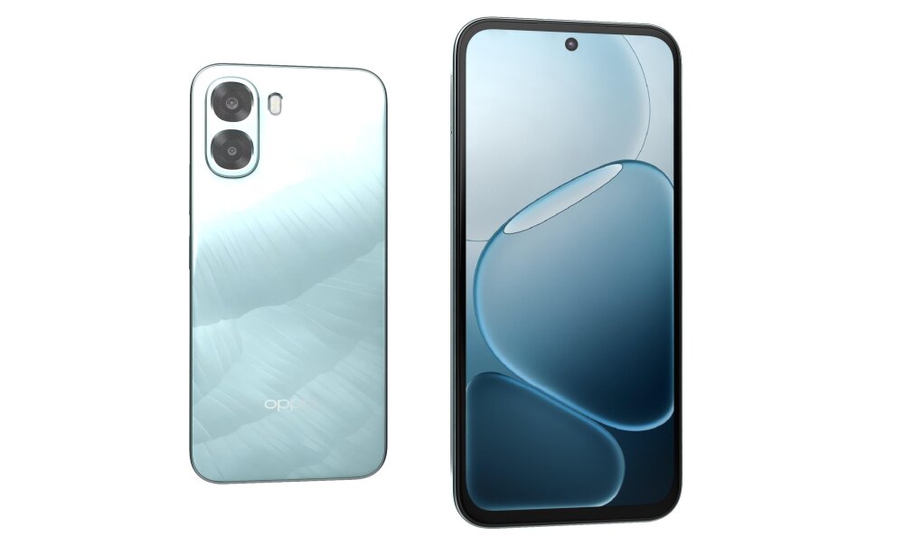 Oppo A6x 4G Ice Blue Modelo 3D - Descargar Teléfonos on 3DModels.org