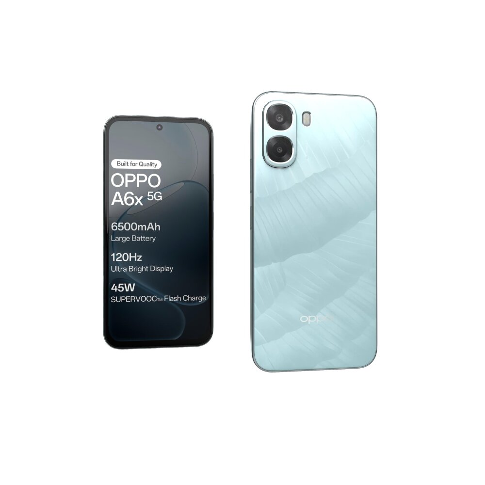 Oppo A6x 5G Ice Blue 3D model - Download Phones on 3DModels.org
