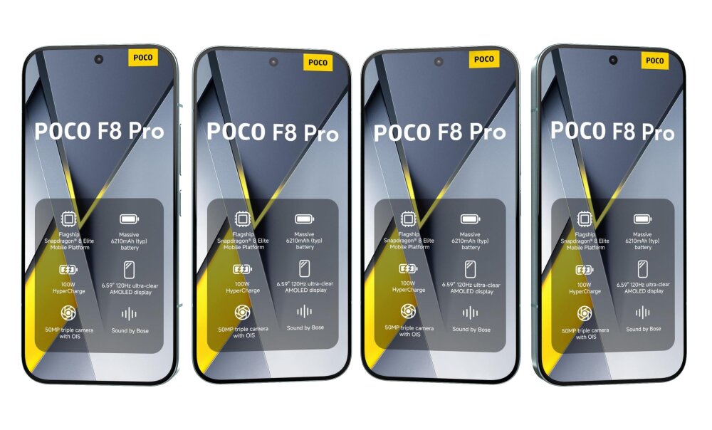 Xiaomi Poco F8 Pro en Todos Los Colores Modelo 3D - Descargar Teléfonos ...