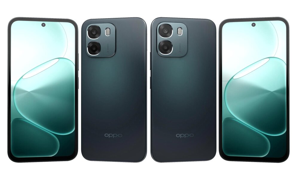 Oppo A6 Sakura Pink And Sapphire Blue 3D model - Download Phones on ...
