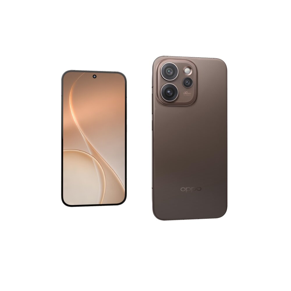 Oppo Reno15 Pro 5G Brown 3D model - Download on 3DModels.org