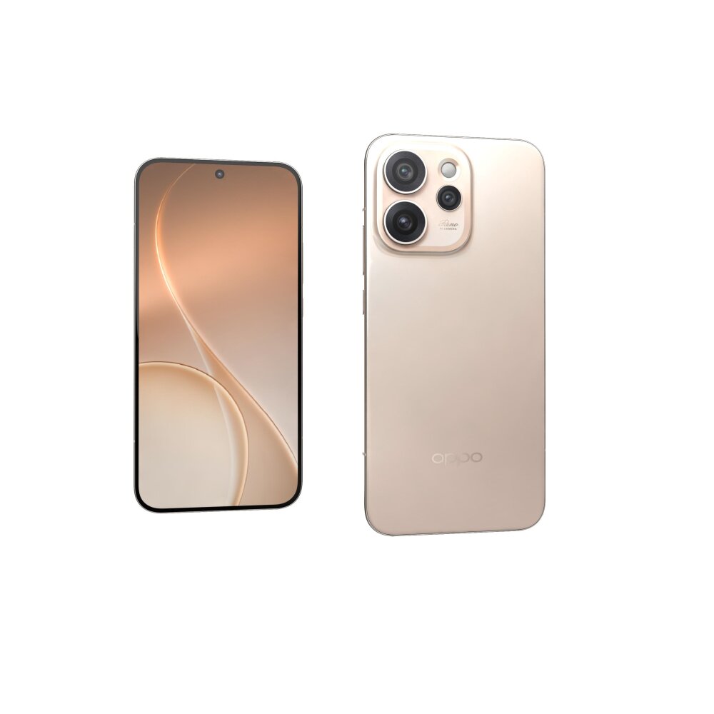 Oppo Reno15 Pro India Gold 3D model - Download Phones on 3DModels.org