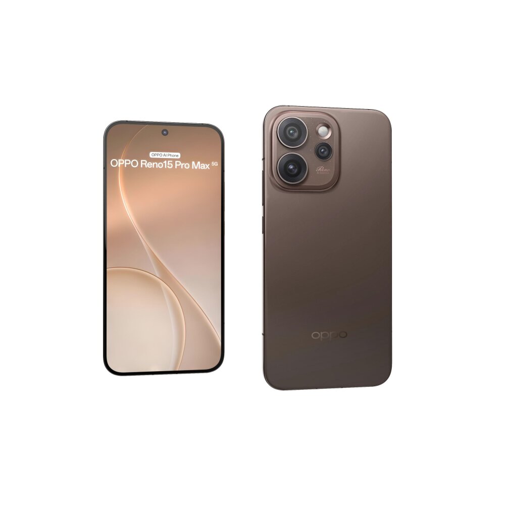 Oppo Reno15 Pro Max 5G Brown 3D model - Download Phones on 3DModels.org
