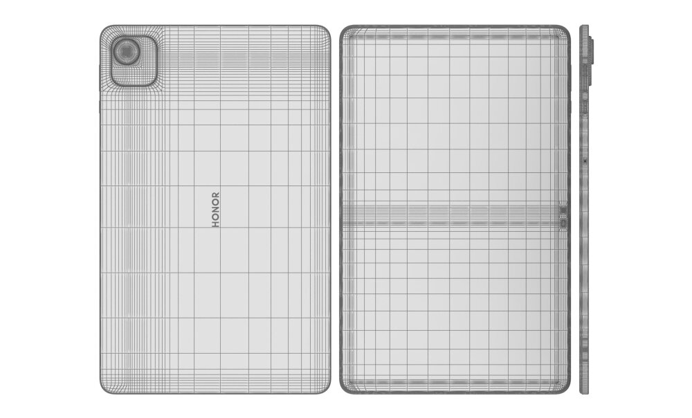 Honor Tablet X10 Pro Blue 3D model - Download Tablet on 3DModels.org