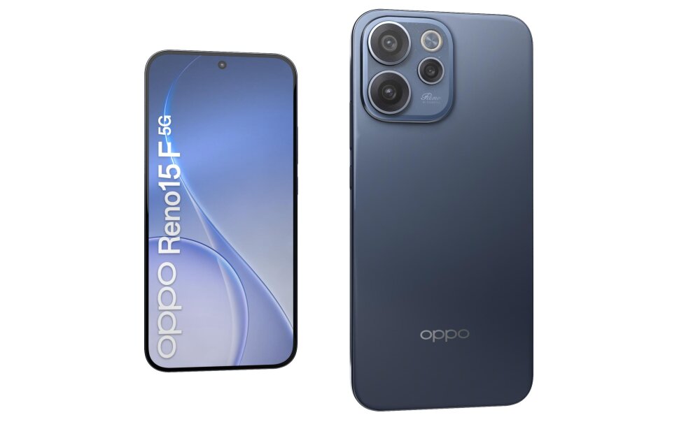 Oppo Reno15 F 5G Dark Blue 3D model - Download Phones on 3DModels.org