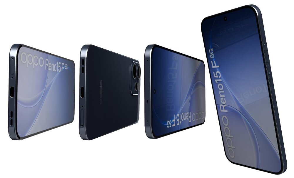 Oppo Reno15 F 5G Dark Blue 3D model - Download Phones on 3DModels.org