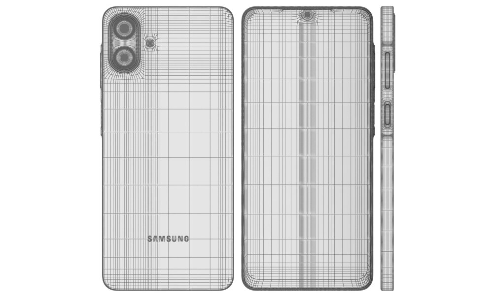 Samsung Galaxy A07 5G Black 3D model - Download Phones on 3DModels.org