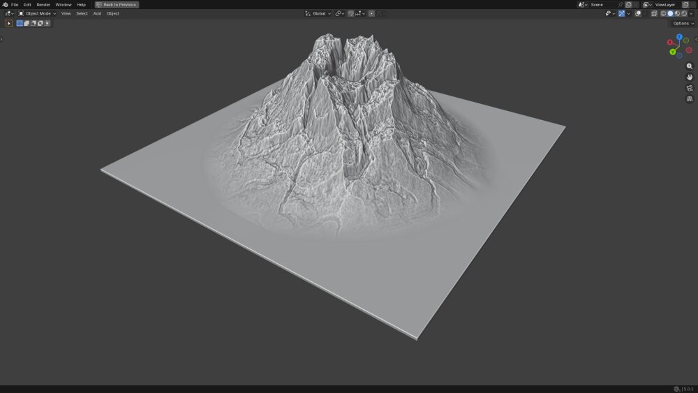 Volcano 3d Print Model 3D 프린팅 모델 - 인쇄용 STL 파일 다운로드 - 3DModels.org
